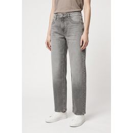 QS Damen 5-Pocket-Hose, grau, Gr. 44, unifarben, Denim/Jeans, Obermaterial: 99% Baumwolle, 1% Elasthan. Futter: 70% Polyester, 30% Baumwolle, Hosen,