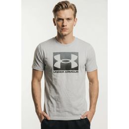 Under Armour Herren T-Shirt "UA M BOXED SPORTS UPDATED SS", grau, Gr. XL, Single Jersey, Obermaterial: 60% Baumwolle, 40% Polyester, Shirts, mit