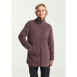 Jack Wolfskin Damen Funktionsmantel "HIGH CURL COAT W", lila, Gr. S, Obermaterial: 100% Polyester. Futter: 100% Polyester, M&auml;ntel, Fleecemantel, warm
