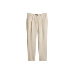 Marc O'Polo MARC O'POLO Herren Comfort-fit-Jeans "Stoffhose Osby Jogger Pleats", beige, Gr. 33, Obermaterial: 100% Leinen LI., Jeans