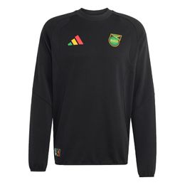 adidas Performance Athletic Sweatshirt 'Jamaika x Bob Marley Tiro Tech' male size XL Yellow / Green / Red / Black