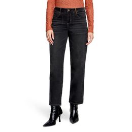 Cartoon Damen Ankle-Jeans "Damen mit Waschung", schwarz, Gr. 44, Obermaterial: 98% Baumwolle, 2% Elasthan, Jeans