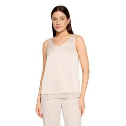 Betty Barclay Damen Blusentop "Damen unifarben", beige, Gr. 36, Obermaterial: 100% Polyester. Futter: 100% Polyester, Blusen