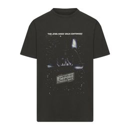 Merchcode T-Shirt 'Star Wars Episode V' Herren Gr&ouml;&szlig;e XL blau / hellgrau / schwarz
