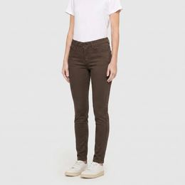MAC Damen Skinny-fit-Jeans "Dream Skinny", braun, Gr. 38, Jeans, Obermaterial: 88% Baumwolle, 8% Elastomultiester, 4% Elasthan, Jeans, in
