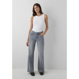 Mavi Damen Weite Jeans "MALIBU", grau, Gr. 26, 99% Baumwolle, 1% Elastan, Jeans, Wide Leg Jeans