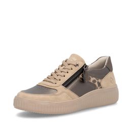Remonte Sportlicher Schn&uuml;rschuh Damen Gr&ouml;&szlig;e 36 beige / taupe Sommerschuhe