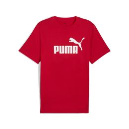 Puma Herren T-Shirt "Essentials No. 1 Logo T-Shirt Herren", rot, Gr. XXL, clean, Obermaterial: 100% Baumwolle. Rippe: 20% Polyester, 80% Baumwolle,