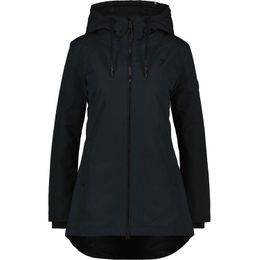 alife and kickin ALIFE & KICKIN Damen Winterjacke "Damen LilouAK B Winterjacke, Jacke", schwarz, Gr. XS, 100% Polyester, Jacken, Warm gef&uuml;tterte Jacke mit flauschigen