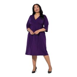 Ulla Popken Kleid in dunkle pflaume | Gr.: 66-68