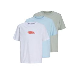 Jack & Jones JACK & JONES Junior 3er-Pack T-shirt in Omphalodes | Gr.: 176
