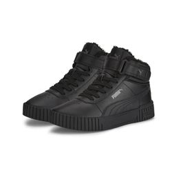 Puma Kinder Sneaker "Carina 2.0 Mid WTR Jr" in Schwarz | Gr.: 37,5