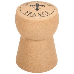 COR MULDER Hocker, Natur, Holz, Metall, Kork, konisch, 34x50x34 cm, Wohnzimmer, Hocker, Sitzhocker
