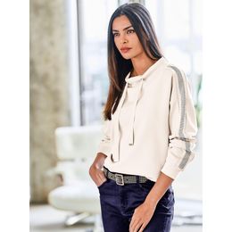Damen Sweatshirt, beige, Gr. 36, Rick Cardona BY HEINE, unifarben, 50% Modal, 44% Polyester, 6% Elasthan, Sweatshirts