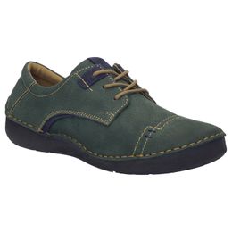 Josef Seibel Damen Schn&uuml;rschuh "Fergey 41", Gr. 36, gr&uuml;n, Leder, Schuhe, Freizeitschuh, Halbschuh, Komfortschuh mit Wechselfu&szlig;bett, G-Weite