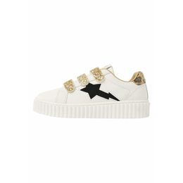 British Knights Sneaker 'BLISS VELCRO' Damen Gr&ouml;&szlig;e 39 gold / schwarz / wei&szlig; Sommerschuhe
