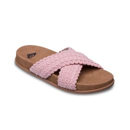 Roxy Damen Sandale "SYENNA 1", Gr. 40, rosa, Textil, Schuhe, Pantolette, Sommerschuh