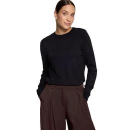 Zero Damen Strickpullover "Damen mit Stehkragen"schwarz beauty, Basic, Gr. 44, Strick, Obermaterial: 80% Viskose, 20% Polyamid, Pullover, Material