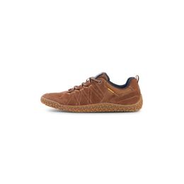 Camel Active Sneaker aus Nubukleder und Textil in Cognac | Gr.: 44