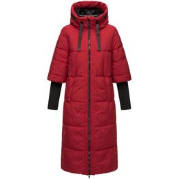 Navahoo Damen Steppmantel "Ciao Miau XIV", rot, Gr. XL, Oberstoff: 100% Polyester. Futter: 100% Polyester. Wattierung: 100% Polyester. &Auml;rmelfutter: