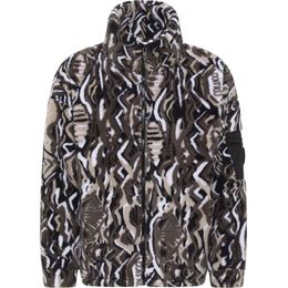 Carlo Colucci Jacke 'Dispoto' Damen Gr&ouml;&szlig;e XS beige / schlammfarben / schwarz / wei&szlig;