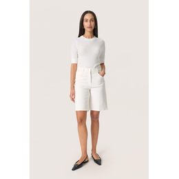 Soaked in Luxury Langarm-Shirt SLSpina Gerade Passform in Broken White | Gr.: M