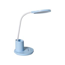 Beliani B&uuml;roleuchten VELA in Blau/Wei&szlig; - (W) 16 x (H) 55 x (L) 16 cm | Gr.: onesize