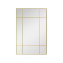 HOMCOM Wandspiegel in Gold 110L x 2B x 50H cm | Gr.: onesize