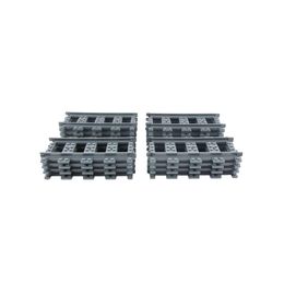 Lego City Eisenbahn Gerade 16 St&uuml;ck Teile - ab 3 Jahren in gray | Gr.: onesize