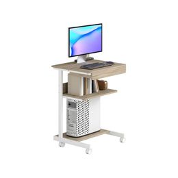 HOMCOM Schreibtisch in Eiche 56L x 51B x 79H cm | Gr.: onesize