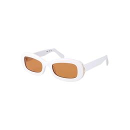 Gcds Unisex Sonnenbrille Oval Wei&szlig; | Gr.: onesize