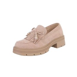 Ital-Design Halbschuh in Hellbraun | Gr.: 37