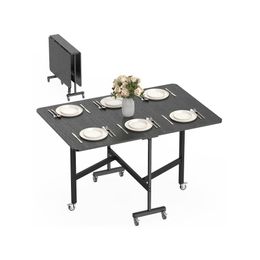 HOMCOM Klapptisch in Naturholz 100L x 100B x 75H cm | Gr.: onesize