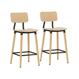HOMCOM Barhocker in Schwarz 61L x 50B x 113H cm | Gr.: onesize