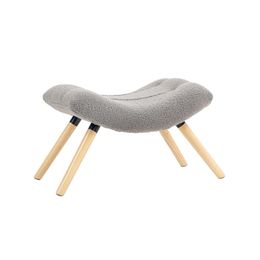 HOMCOM Sitzhocker in Hellgrau 67L x 45B x 38H cm | Gr.: onesize