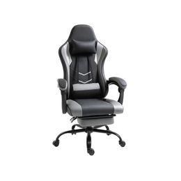 Vinsetto Gaming-Stuhl-62B x 52T x 122-128H cm-Schwarz | Gr.: onesize