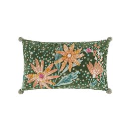 Butlers Kissen BOHEMIAN Blumenwiese in Gr&uuml;n | Gr.: onesize