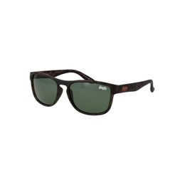 Superdry Unisex Sonnenbrille Trapezf&ouml;rmig Braun | Gr.: onesize