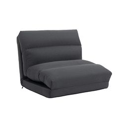 HOMCOM Bodenstuhl in Dunkelgrau 70L x 72B x 56H cm | Gr.: onesize