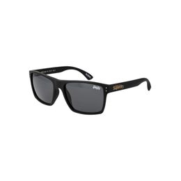 Superdry M&auml;nner Sonnenbrille Rechtwinklig Schwarz | Gr.: onesize