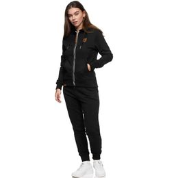 REPUBLIX Sportanzug Tess in Schwarz | Gr.: 3XL