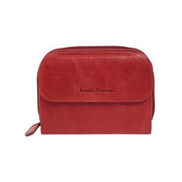 Bruno Banani Geldb&ouml;rse echt Leder in rot | Gr.: onesize