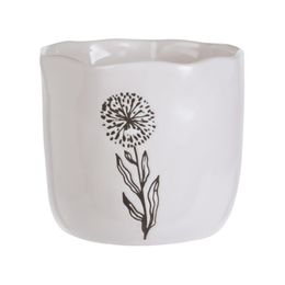 Home&Styling Collection Blumentopfabdeckung in wei&szlig; | Gr.: onesize