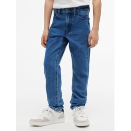 Tommy Hilfiger Jungen Straight-Jeans, blau, Gr. 12, unifarben, Denim/Jeans, Obermaterial: 61% Baumwolle, 39% Lyocell, Jeans, Kinder bis 16 Jahre