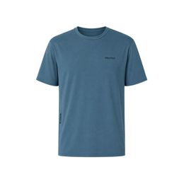 Marmot AirExchange UPF 50 Crew Short-Sleeve Shirt in Blau | Gr.: M