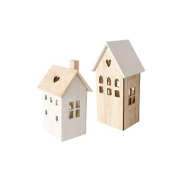 Boltze Holzdekoration in beige | Gr.: onesize