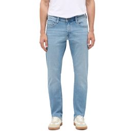 Mustang Herren Slim-fit-Jeansmedium middle, Gr. 38, unifarben, Denim/Jeans, Obermaterial: 66% Baumwolle, 32% Polyester, 2% Elasthan, Jeans, im