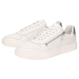 Sioux Damen Sneaker "Tedroso-DA-712", Gr. 41, silber, Obermaterial: 50% Lammnappaleder LANA. 50% Ziegenleder goatskin. 100% Gummi rubber., Schuhe