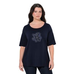 Ulla Popken Shirt in dunkles marine | Gr.: 58-60