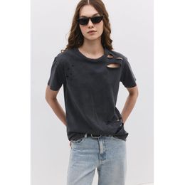 NO MATTER WHAT Shirt in Anthrazit | Gr.: M